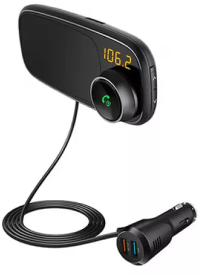 Modulator Auto Fm Cu Suport Magnetic Bluetooth Microsd 2 X Usb 7cba ...