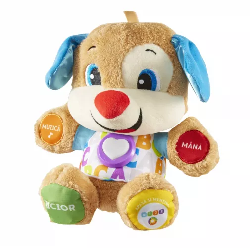 Jucarie interactiva Fisher Price Catelusul vorbitor - Smart Stages - cel.ro