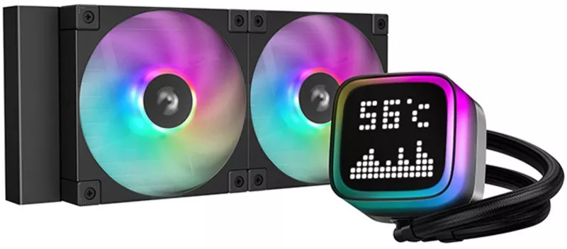 Cooler CPU Deepcool LP240 ARGB Black r-lp240-bkmsnc-g-1 - cel.ro