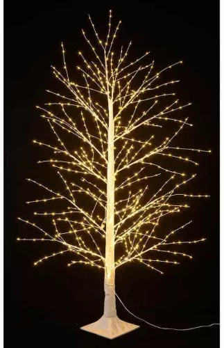 Copac decorativ alb cu leduri Ø 97x180 cm M53.26.43 - cel.ro