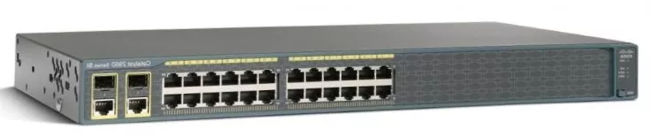 Switch Refurbished Cisco Catalyst WS-C2960+24TC-S 24x 10/100 Ports 2 x ...