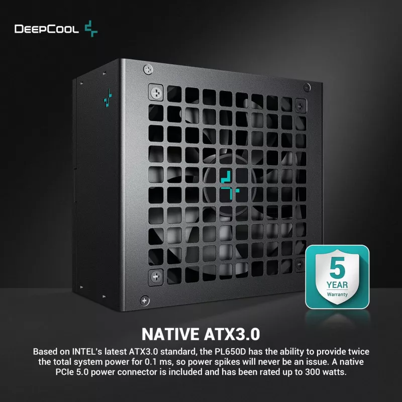 Sursa DEEPCOOL PL650D V2 650W 80 PLUS Bronze ATX 3.0 r-pl650d-fc0b-eu ...