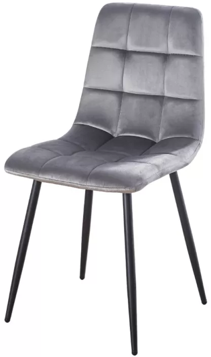 Scaun living AB37 catifea picioare metalice 89x44x43 cm sarcina maxima ...