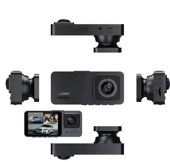 Camera Auto Tripla TSS-W10-W Full HD Ecran LCD 2 Conexiune Wi-Fi G Senzor