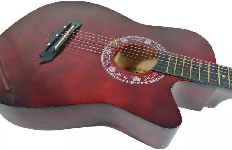 Chitara clasica din lemn 95 cm visinie Cutaway husa nylon inclusa 6pov_855570965 - cel.ro