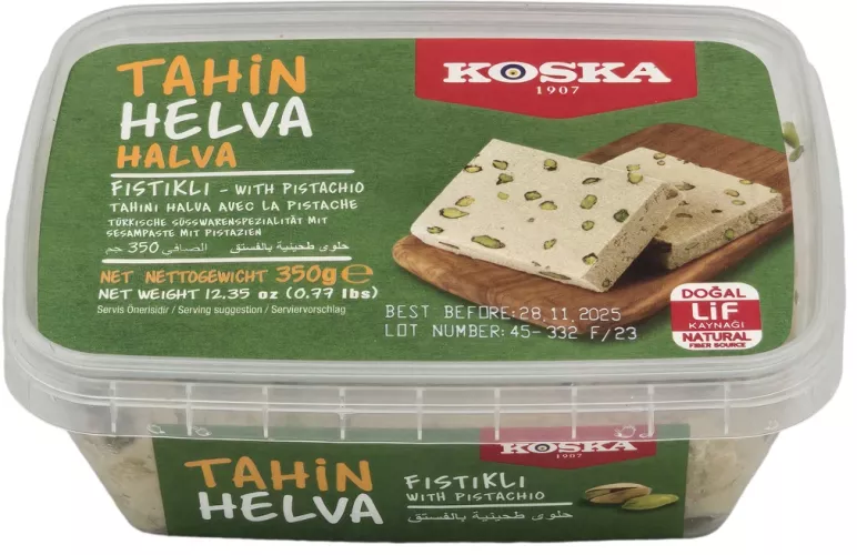 Halva de susan cu fistic de Antep 350 gr Koska Traditional Turcesc - cel.ro