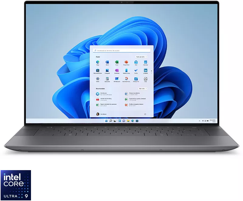 Laptop DELL XPS 16 9640 UHD+ OLED Intel Core Ultra 9 185H 64GB LPDDR5X ...