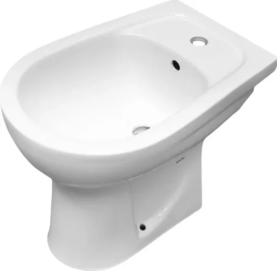 Set WC cu bideu stativ Tempo Line 38.5 x 36 5 x 48 5 cm ceramica ...