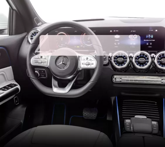 Folie Protectie Navigatie Mercedes Benz EQA 2021-2023 Duragon protectie ...