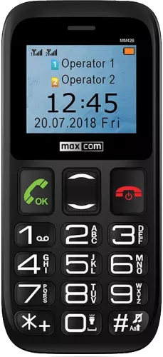 Telefon mobil Maxcom MM426 SE Dual SIM Black MM426 SE Black - cel.ro