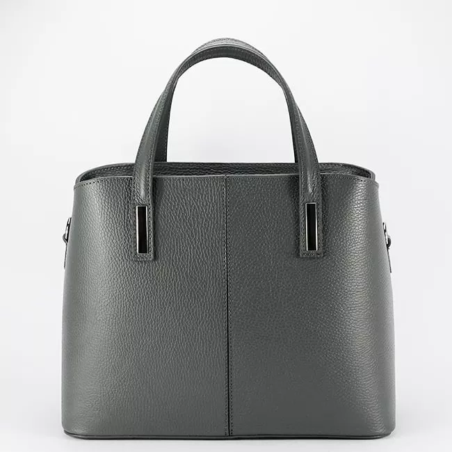 Geanta mare gri din piele naturala 8922 130 znb4_468824808 - cel.ro