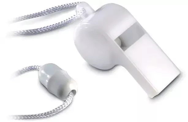 Fluier pentru copii alb galagios si haios. Alb dalimag918 - cel.ro