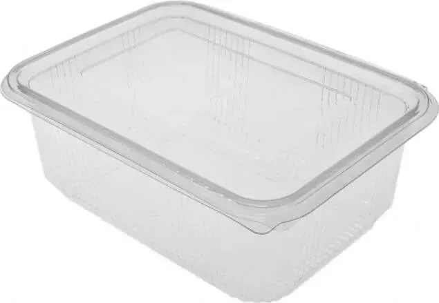 Caserole Plastic cu Capac 260x190x90 mm 50 Buc/Set 3000 ml cu Capac ...