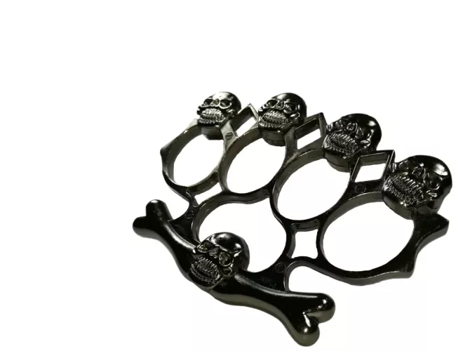 Set baston telescopic Police 49 cm + box rozeta craniu negru 0os_464 ...