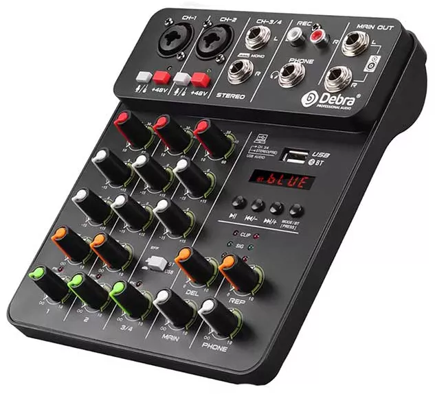 Sistem Boxe cu mixer 4.1 Noiz Pub Set 4-Mix 213290 - cel.ro