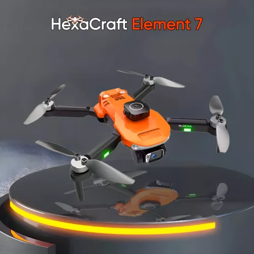 Drona cu camera duala pentru copii sau adulti HexaCraft Model Element7 ...