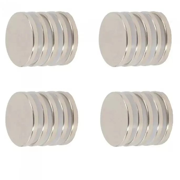 Set 20 magneti foarte puternici gri disc simplu 25 mm X 4 mm ...