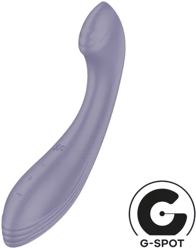 Vibrator G Spot reincarcabil rezistent la apa Satisfyer violet 4061504048635 - cel.ro