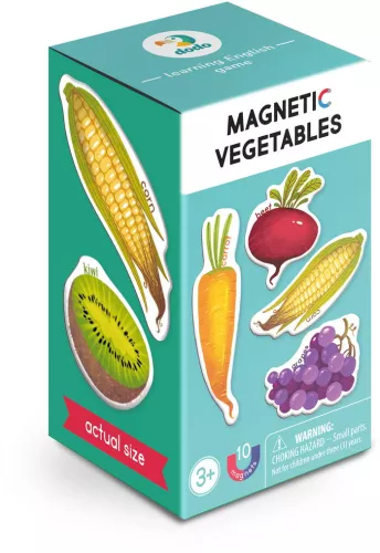 Set magnetic - Invat legume si fructe in lb. engleza