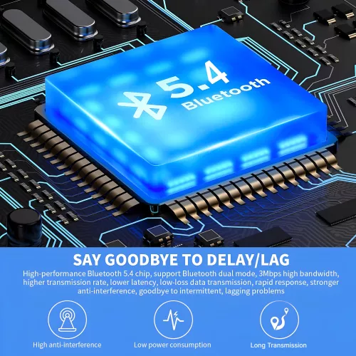 Adaptor USB Bluetooth BT 5.4 EDR+BLE Compatibil Windows PC/Laptop Plug And Play - cel.ro