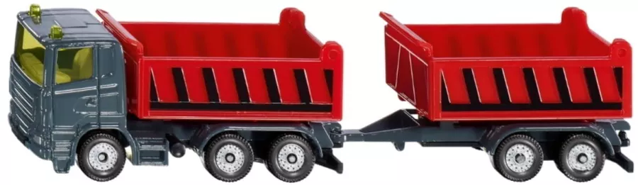 Jucarie Metalica Camion Basculanta Scania cu Remorca Siku 1685 vfcg ...