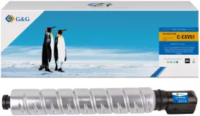 Toner Premium G&G 69K Canon EXV 51 Black 0481C002 C-EXV51BK CEXV51BK ...