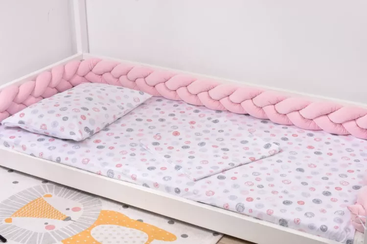 Lenjerie 3 piese model Ghemotoace pentru pat 90x200 cm CFAM9475 - cel.ro