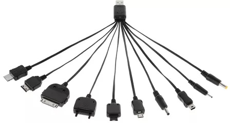 Cablu adaptor USB universal 10 tipuri Cabletech KPO3926 - cel.ro