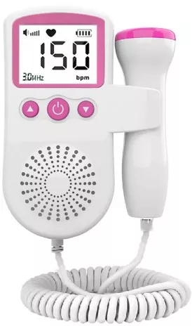 Doppler Pregnancy Monitoring Stethoscope Smart Fetal Heart Rate Monitor ...