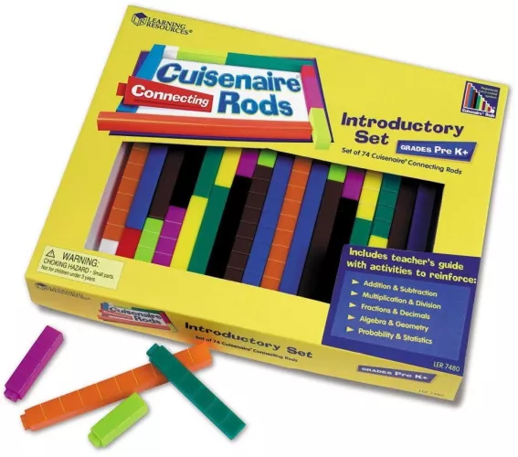 Riglete matematice interconectabile Cuisenaire® LER7480 - cel.ro