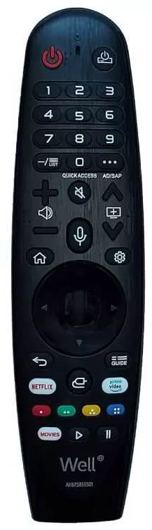 Telecomanda compatibila TV LG AKB75855501 IR 1439 456 Well RC-UNIV-LG01 ...