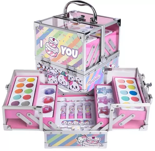 Trusa de machiaj pentru copii tip cufar Yummy 12052 Martinelia MR12052 ...