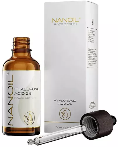 Ser facial imbogatit cu acid hialuronic Nanolash Face Serum 50 ml ...