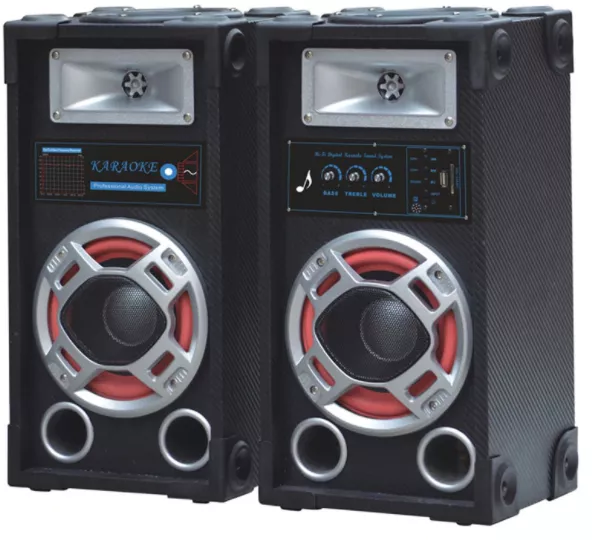 Boxe Active Ailiang Hi-fi Cu Bluetooth 2 Intrari De Microfon Card Sd ...