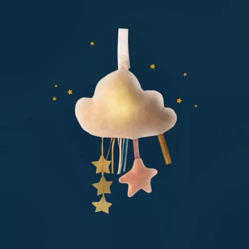 Lampa de veghe si jucarie bebe Nor luminos Moulin Roty 3575676670507 ...