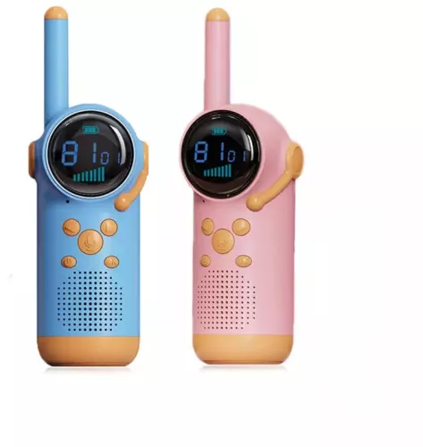 Set 2 statii Walkie Talkie THD D22 pentru copii raza actiune pana la 3 ...