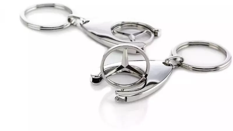 Breloc original Mercedes-Benz cu fisa shopping 352523952mvg