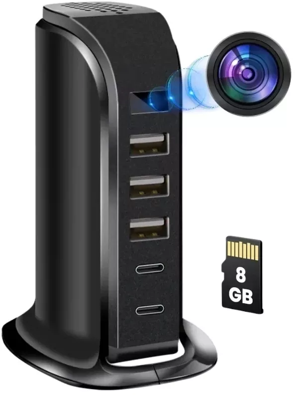 Camera Spion in Statie de Incarcare iUni IP91 8GB Wi-Fi Full HD Senzor ...