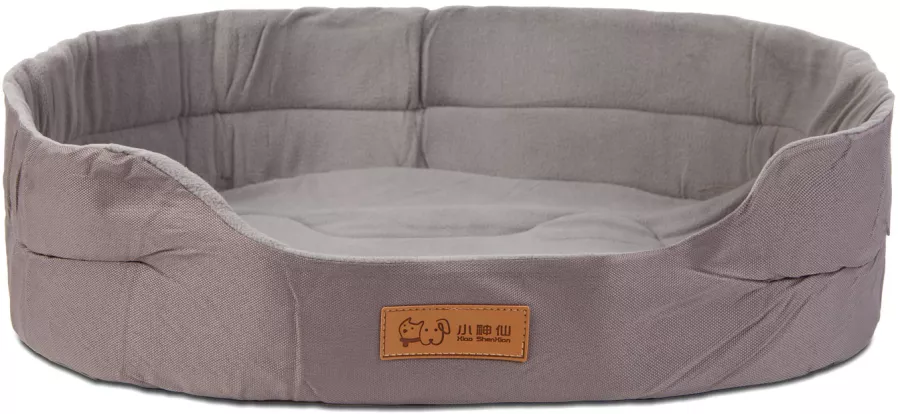 Pat pentru caini - 80 x 57 x 13 cm - gri 5999117012325 - cel.ro