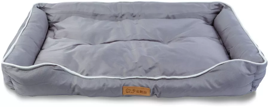 Pat pentru caini - 100 x 67 x 15 cm - gri 5999117012288 - cel.ro