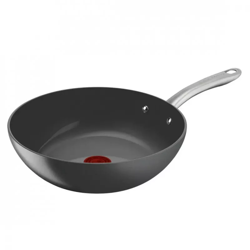 Wok Tefal C4241943 Renew+ 28 cm Acoperire ceramica Thermo-Signal Thermo ...