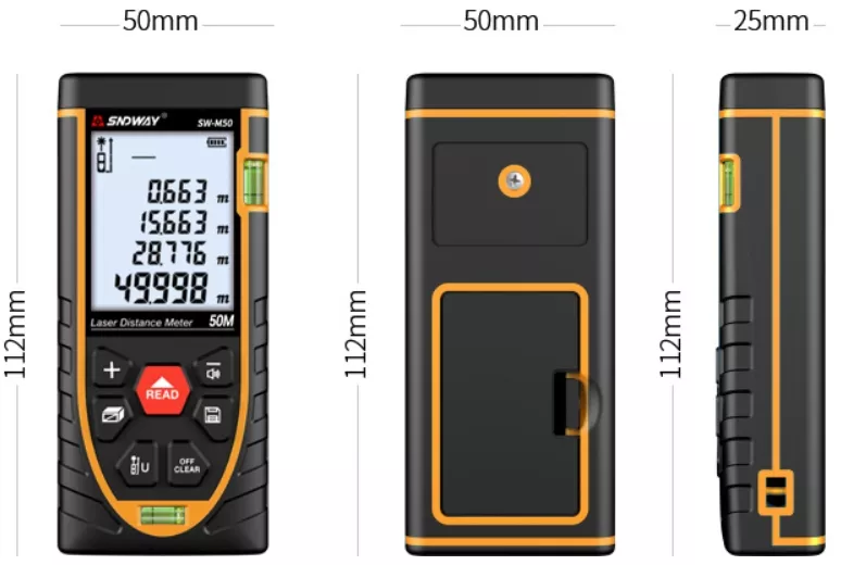 Telemetru laser profesional 100 m owu4_911893878 - cel.ro