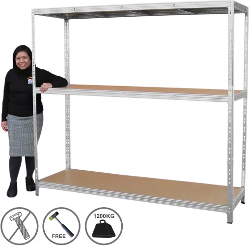 Rafturi rezistente Garaj Depozit Rafturi din otel 1200 kg 26591 - cel.ro