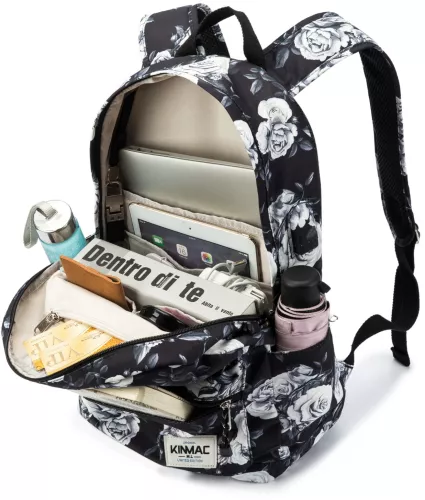 Rucsac Laptop Kinmac Grey Rose 15.6 inch RS06GR