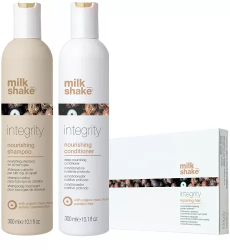 Set pentru hidratare si reparare Milk Shake Integrity Sampon 300ml + Balsam