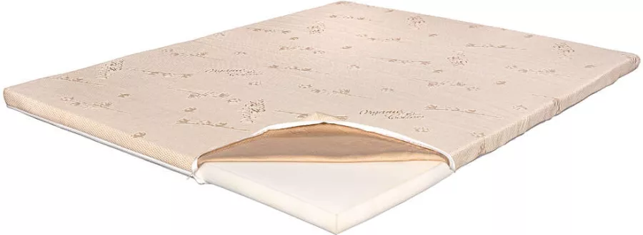 Topper Saltea Super Ortopedic 6.5 cm Bio Bumbac 140 x 190 cm 1sys ...