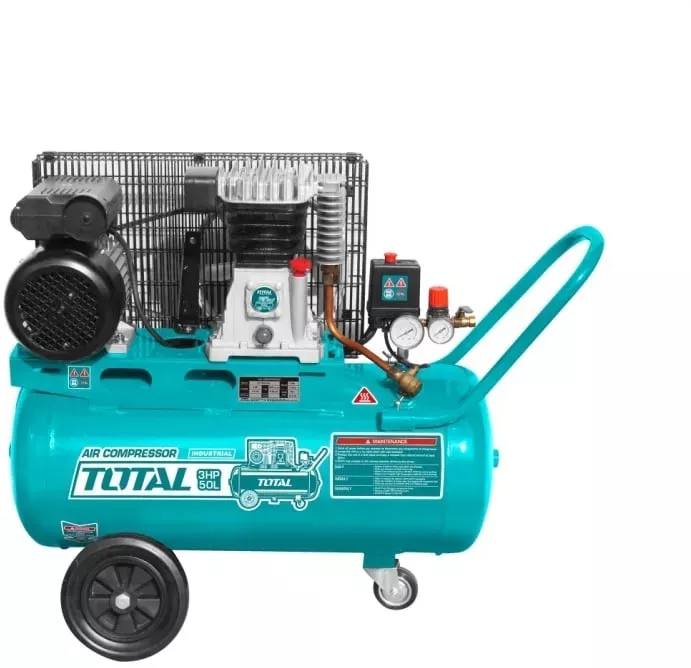 Compresor aer cu ulei Total 2200W 3hp 50L 8BAR TC1300506E - cel.ro