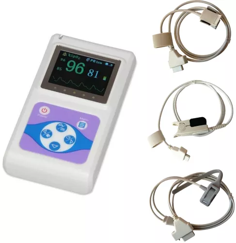 Pulsoximetru profesional Contec CMS60D model 2025 senzor adulti ...