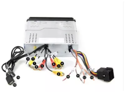 Radio MP5 Multimedia player 4 x 50 Bt 5q3p_225792364 - cel.ro