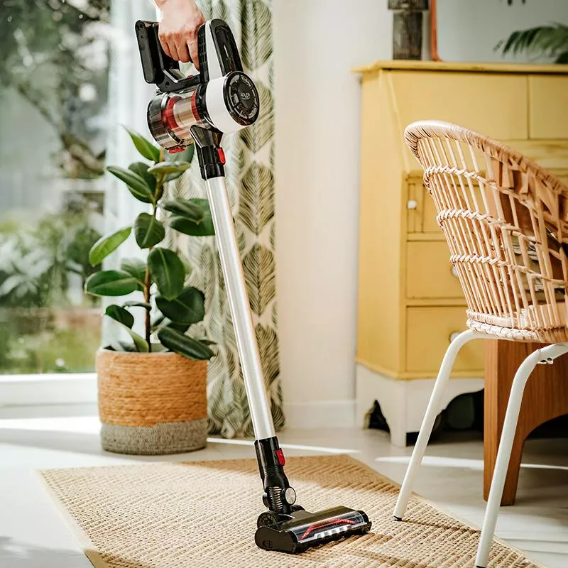 Aspirator vertical cu acumulator Dual Cyclone filtru HEPA 200 W Li-Ion ...